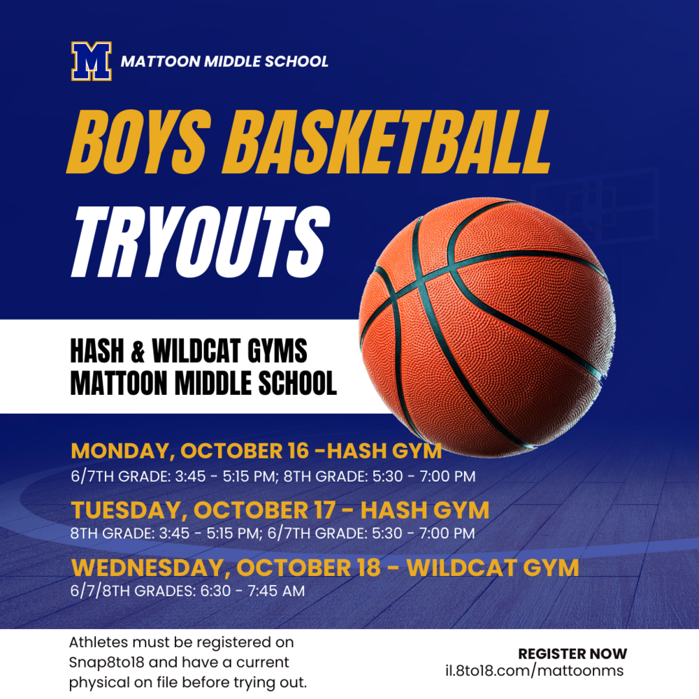 MMS Boys Basketball Tryout Information | Mattoon Community Unit School ...