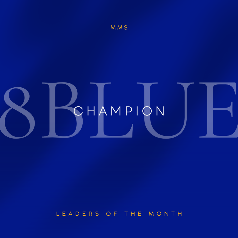 8 Blue Champion Leaders of the Month | Mattoon Middle School