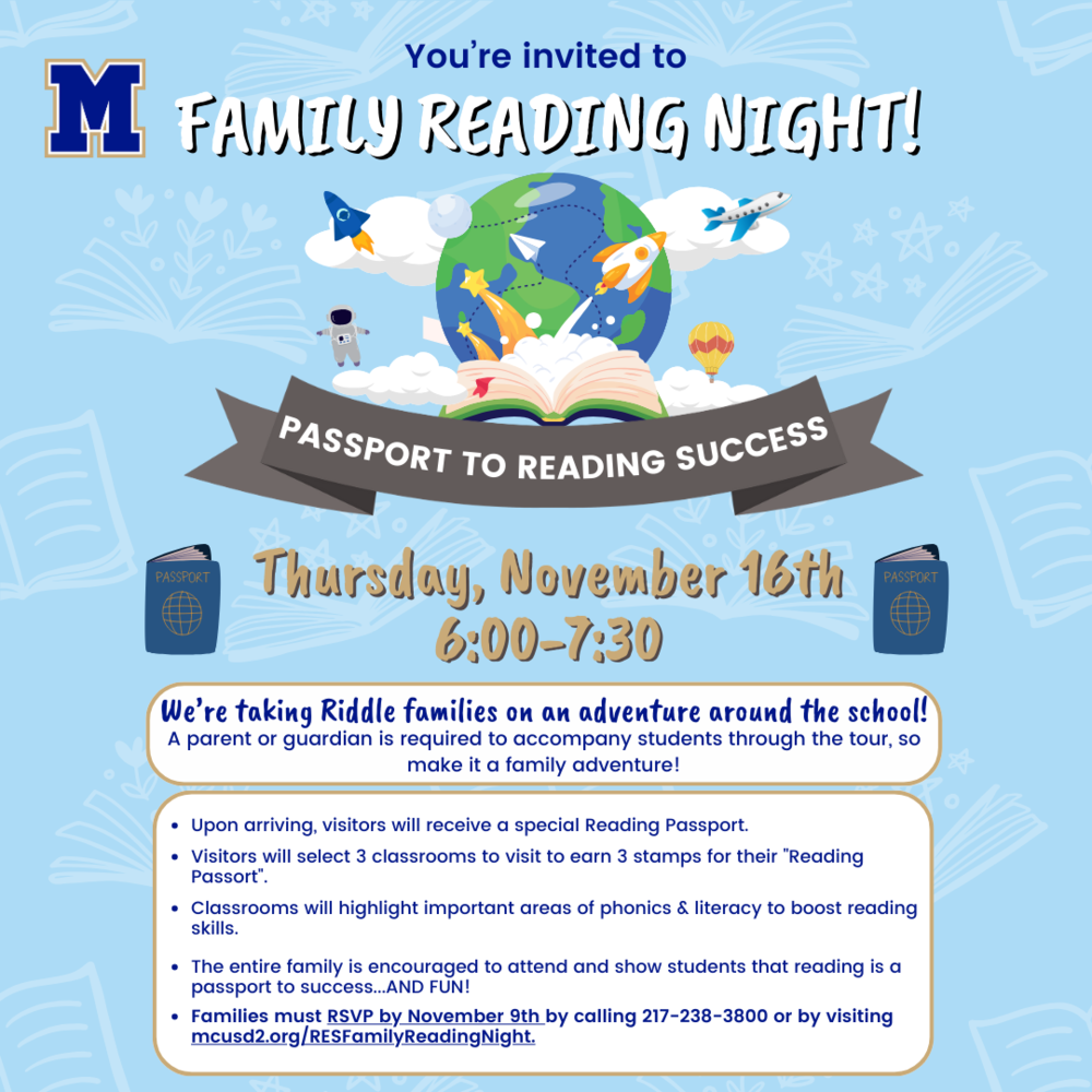 Family Reading Night | Riddle Elementary School