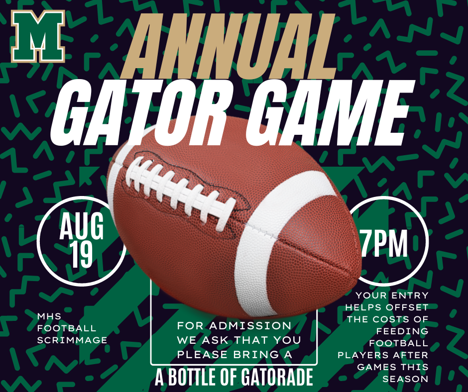 MHS Football Team's Annual Gator Game | Mattoon High School